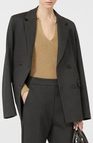 MM BY MAX MARA Virgus Double-breasted Jersey Blazer