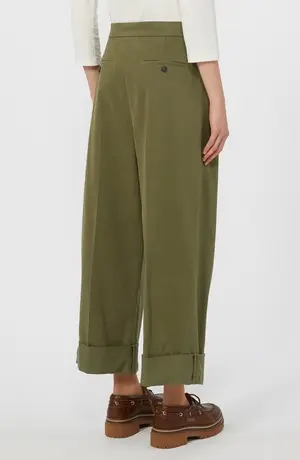 Max Mara Pleated Cuffed Trousers