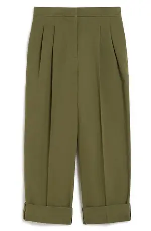 Max Mara Pleated Cuffed Trousers