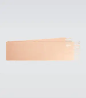 AMI Paris De Cour Alpaca And Wool-blend Scarf - Pink