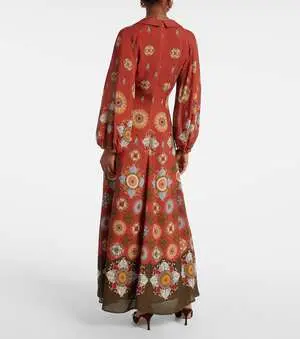 La DoubleJ Diva Printed Maxi Dress