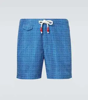 Orlebar Brown Standard Printed Swim Trunks - Blue