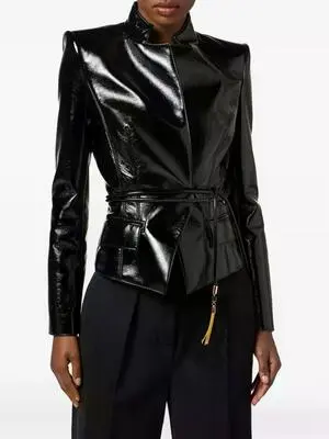 Elisabetta Franchi Belted Tassel Jacket
