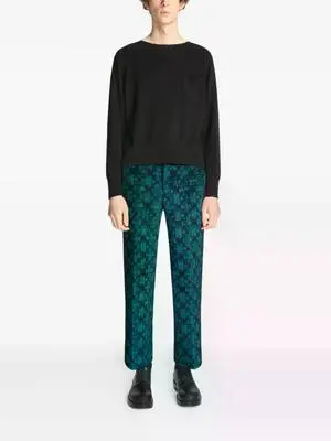 Dries Van Noten Jacquard Trousers