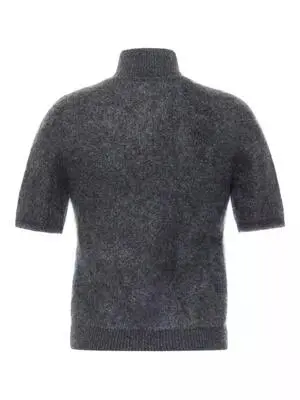 Adam Lippes Ari Brushed-cashmere Top - Grey