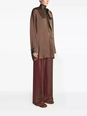 Dries Van Noten Tie-neck Blouse