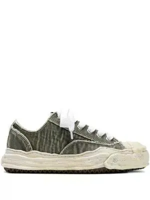 Mihara Yasuhiro Hank Denim Low-top Sneakers - Grey