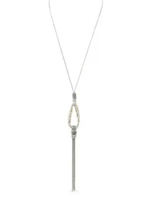 Peserico Tassel Faux-pearl Necklace - Neutrals
