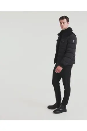 Rudsak Aviator-style Quilted Jacket - Black