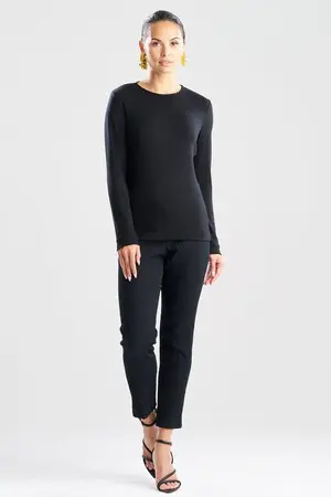 Natori Layering Jersey Long Sleeve Crew Neck