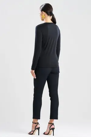Natori Layering Jersey Long Sleeve Crew Neck