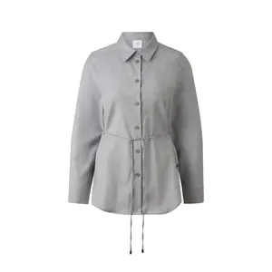 Bogner Ariela Flannel Blouse - Light Gray