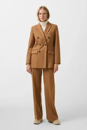 Bogner Virgin Wool Hillary Blazer - Hazel