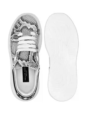 Philipp Plein Roccia Python-print Low-top Sneakers