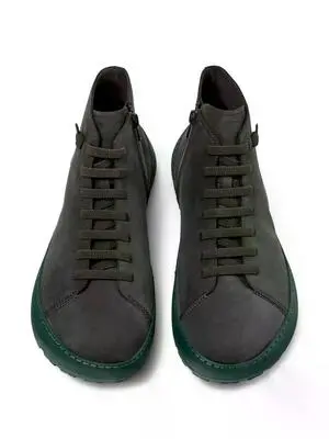 Camper Peu Lace-up Leather Ankle Boots