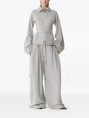 LANVIN Pleated Drawstring Trousers