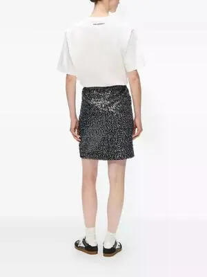 Karl Lagerfeld Herringbone Sequin Skirt