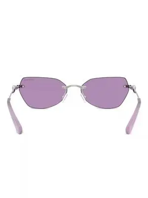 SWAROVSKI Crystal Embellished Rimless Sunglasses