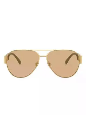 Versace Pilot Sunglasses - Gold