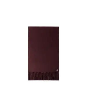 Prada Silk And Cashmere Scarf - Burgundy