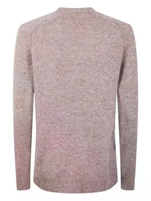 Aspesi V-neck Wool-cashmere Blend Top