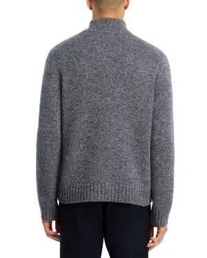 Bloomingdale'S Donegal Wool And Cashmere Button Placket Sweater - Storm