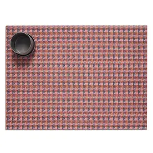 CHILEWICH Crane Rectangular Placemat Raspberry
