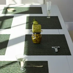 CHILEWICH Foxtail Rectangular Placemat - Thyme