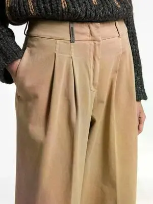 Peserico Pleated Wide Leg Trousers