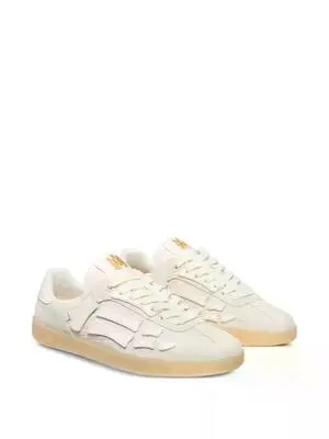 Amiri Croc-debossed Leather Sneakers - Neutrals