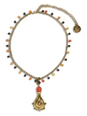 Etro Bead-pendant Necklace - Gold
