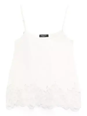 Fabiana Filippi Lace-trimmed Camisole - Neutrals