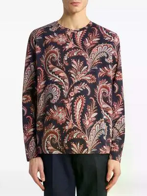 Etro Paisley Long-sleeved T-shirt