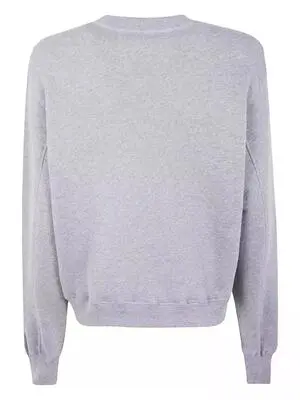 BY MALENE BIRGER Embroidered-logo Crew-neck Sweatshirt - Grey