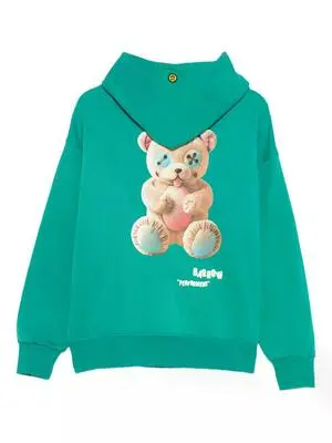 BARROW Logo-print Hoodie - Green