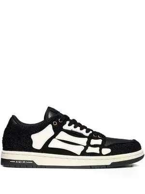 Amiri Skeleton Embellished Sneakers - Black