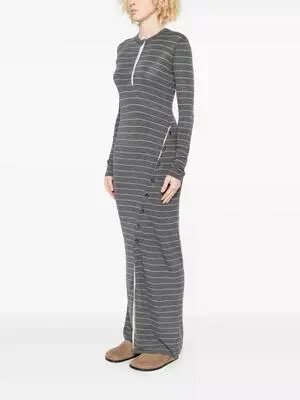 Nanushka Dakoa Striped Maxi Dress