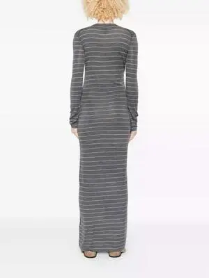 Nanushka Dakoa Striped Maxi Dress