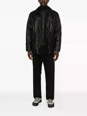 C.P. COMPANY Lens-detail Button-fastening Jacket - Black