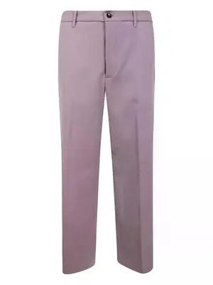 NINE:INTHE:MORNING Button-fastening Wool Trousers - Pink