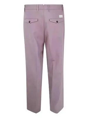 NINE:INTHE:MORNING Button-fastening Wool Trousers - Pink