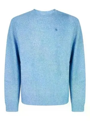 Carhartt Work In Progress Curtis Logo-patch Sweater - Blue