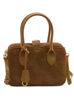 GOLDEN GOOSE Vita Zip-top Leather Tote Bag - Brown