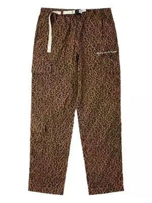 ADVISORY BOARD CRYSTALS Leopard-print Cargo Trousers