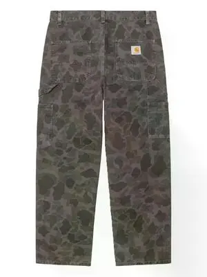 Carhartt Work In Progress Cotton Camouflage Trousers - Brown