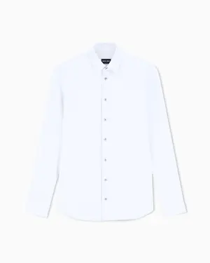 Giorgio Armani Classic Stretch Button-down - Light_blue
