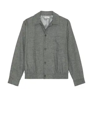 Simkhai Ernie Blouson Shirt Jacket - Charcoal Melange