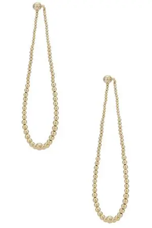 Alaïa Long Dangle Earrings - Or Clair