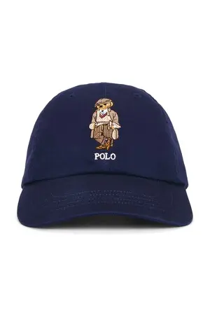 Polo Ralph Lauren Classic Twill Novelty Bear Sport Cap - Newport Navy
