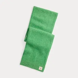 Ralph Lauren Brushed Wool Scarf Haven Green